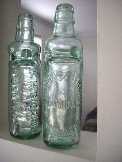 TASMANIAN ANTIQUE CORDIAL BOTTLES